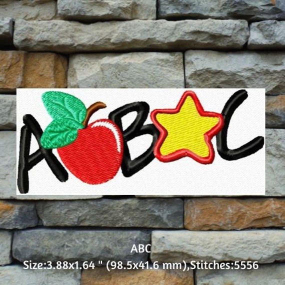 Instant Download Machine Embroidery Pattern ABC Embroidery | Etsy