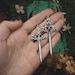 Magic Sword Necklace With Gemstones. Sterling Silver Statement Dagger ...