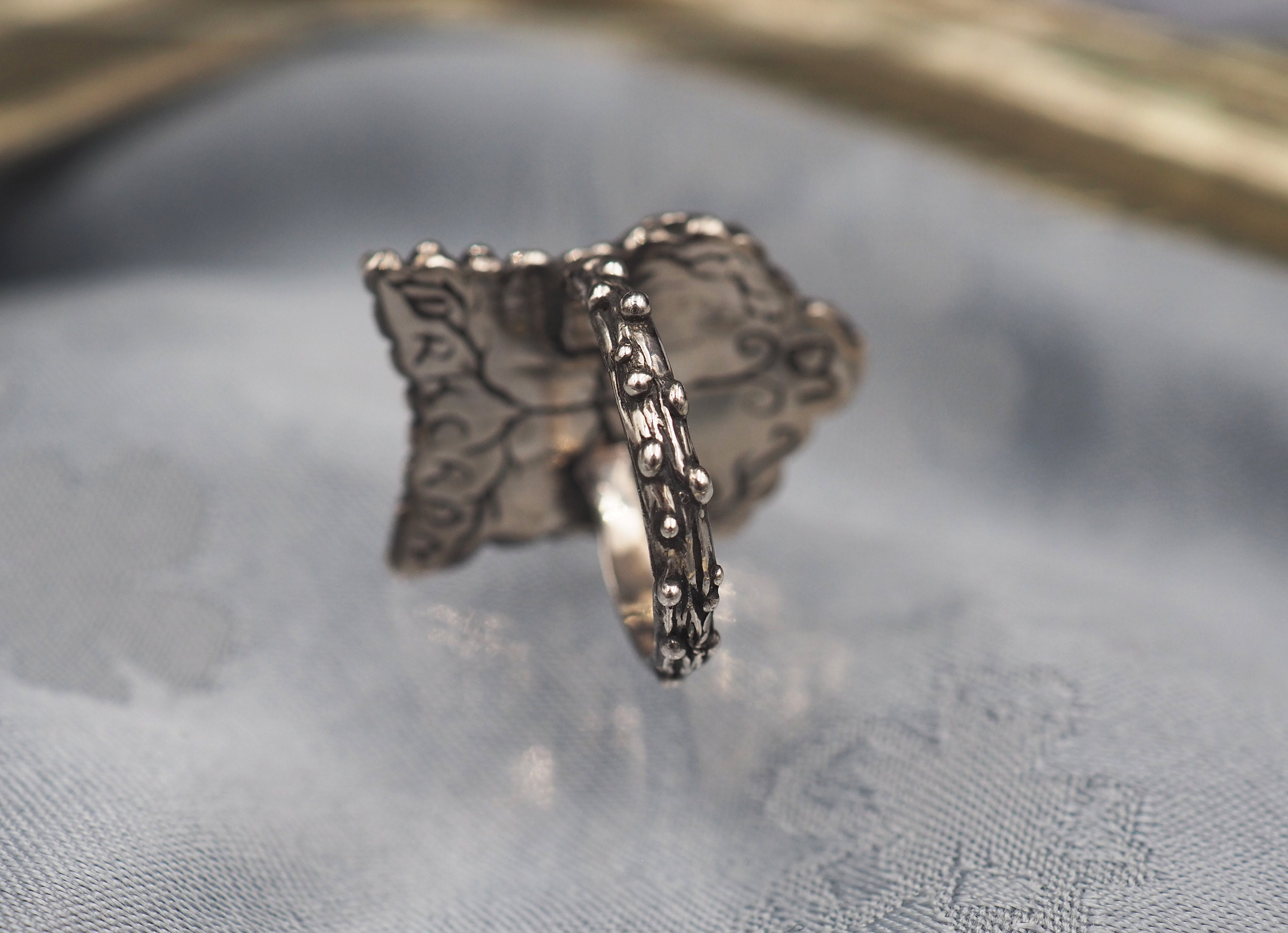 Magic window sterling silver ring handmade victorian inspired | Etsy