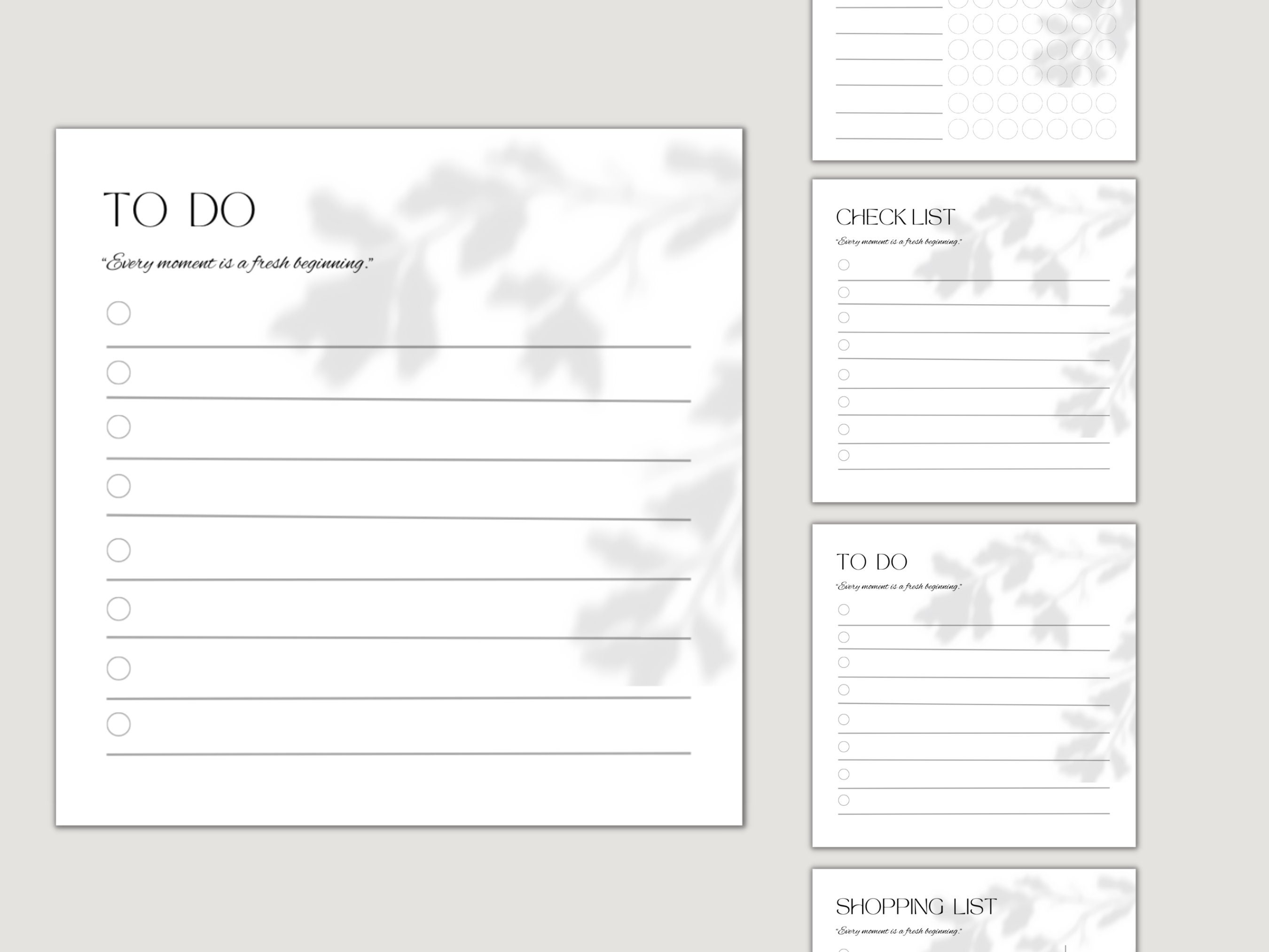 Printable Planner Cards | Planner Cards | Journal Cards | Stationary ...