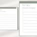 Printable Planner Cards | 3 Color Options | Planner Cards | Journal ...
