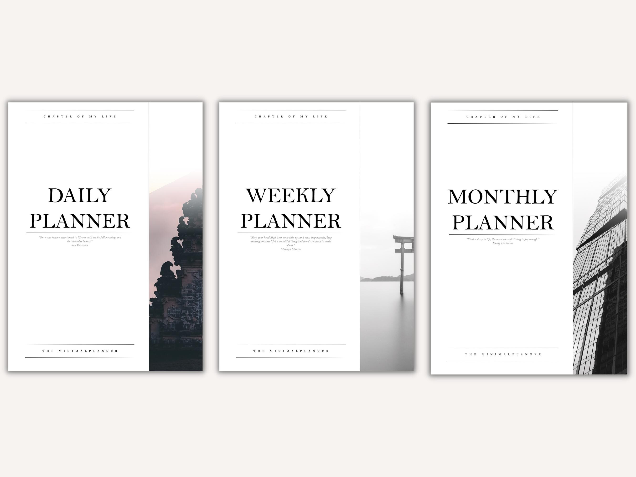 PRINTABLE Planner Dividers, Printable Planner Section in A5, A4, Letter ...