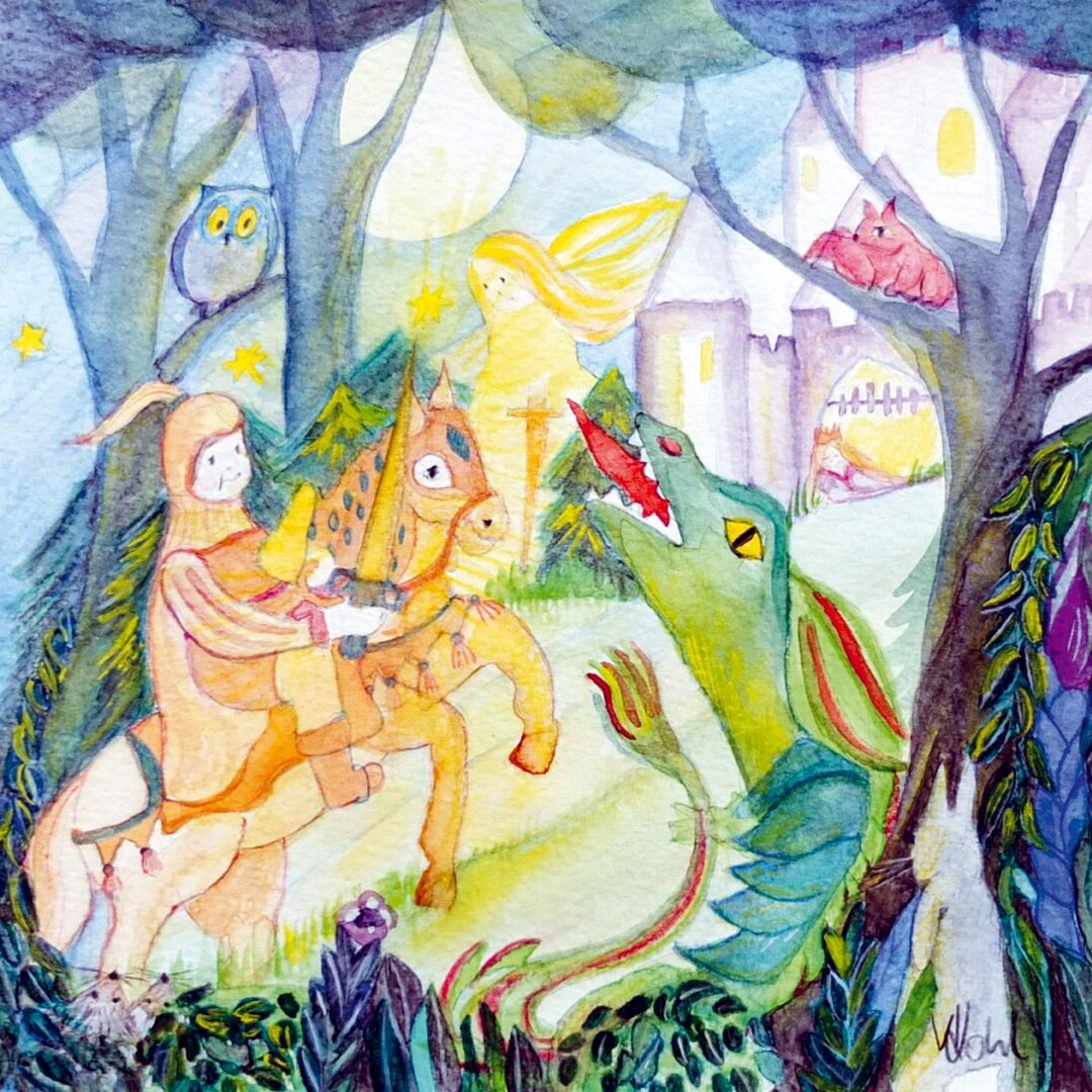 Monthly Card Michaeli Waldorf Inspired / Seasonal Table / Watercolor ...