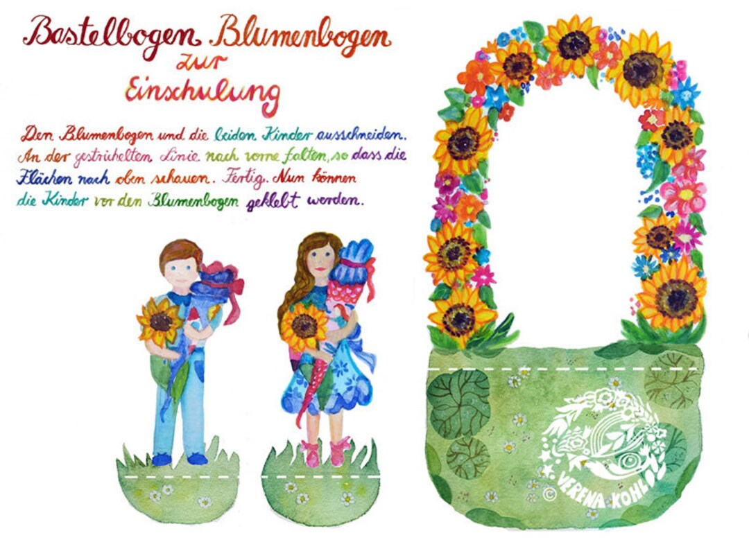 Cut-out Sheet A3 Flower Sheet for School Enrolment/ Back to School ...