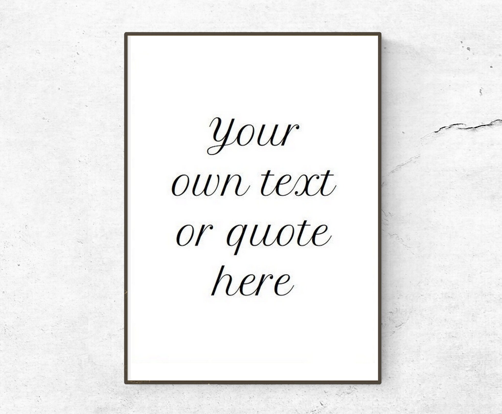 ANY QUOTE or TEXT, Custom Order, Printable Quotes, Download, Bible ...