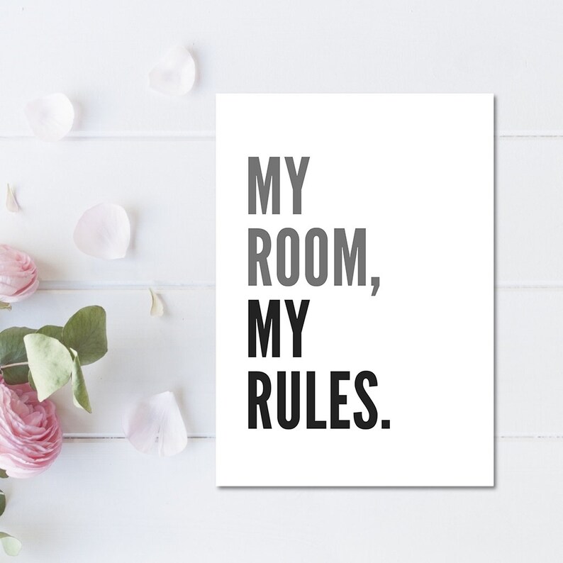 My Room My Rules, Teenage Room, Childen Room, Teens Room Decor, Dorm ...