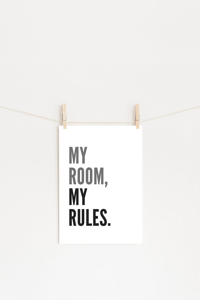 My Room My Rules, Teenage Room, Childen Room, Teens Room Decor, Dorm ...