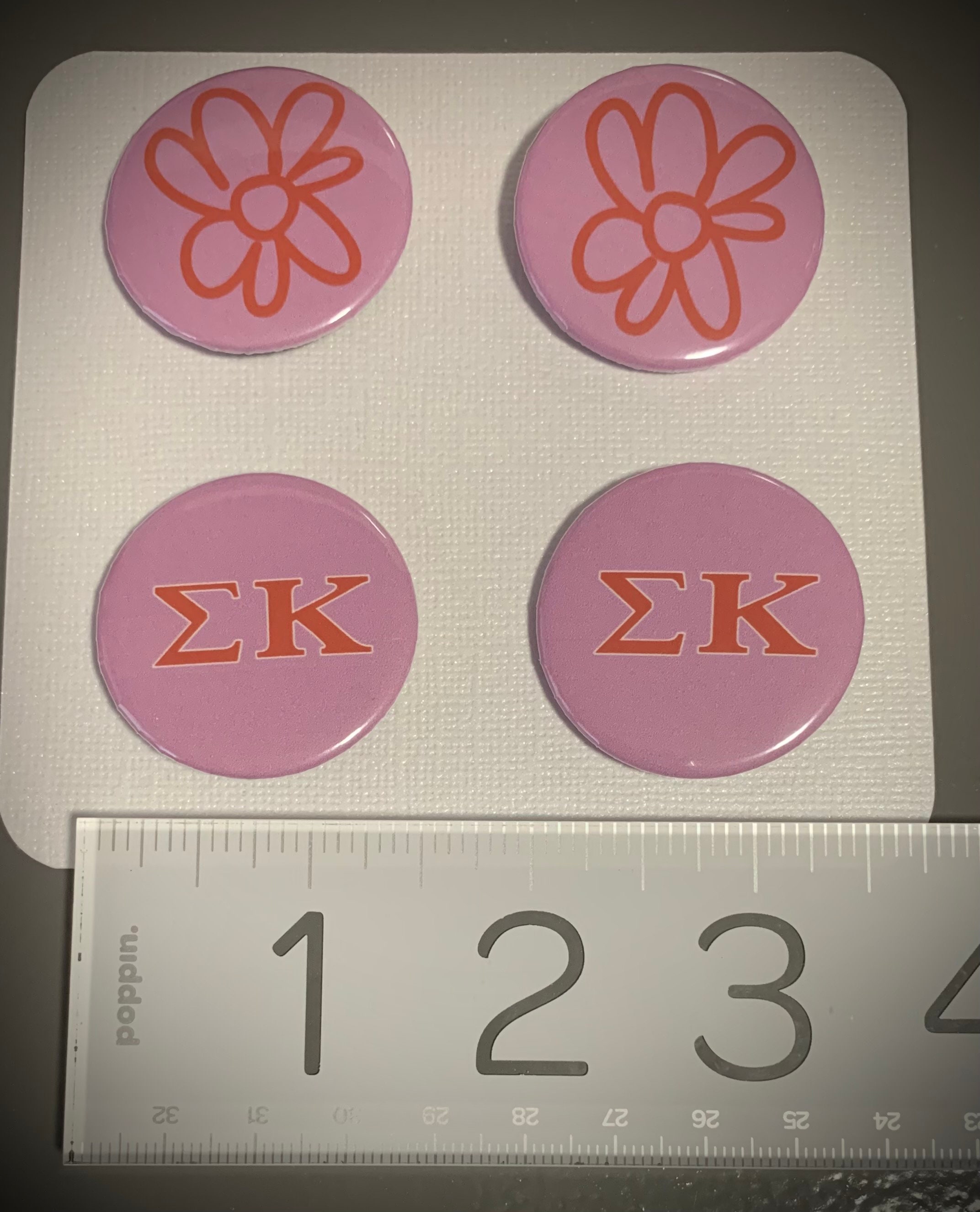 Sigma Kappa Button Pins - Etsy