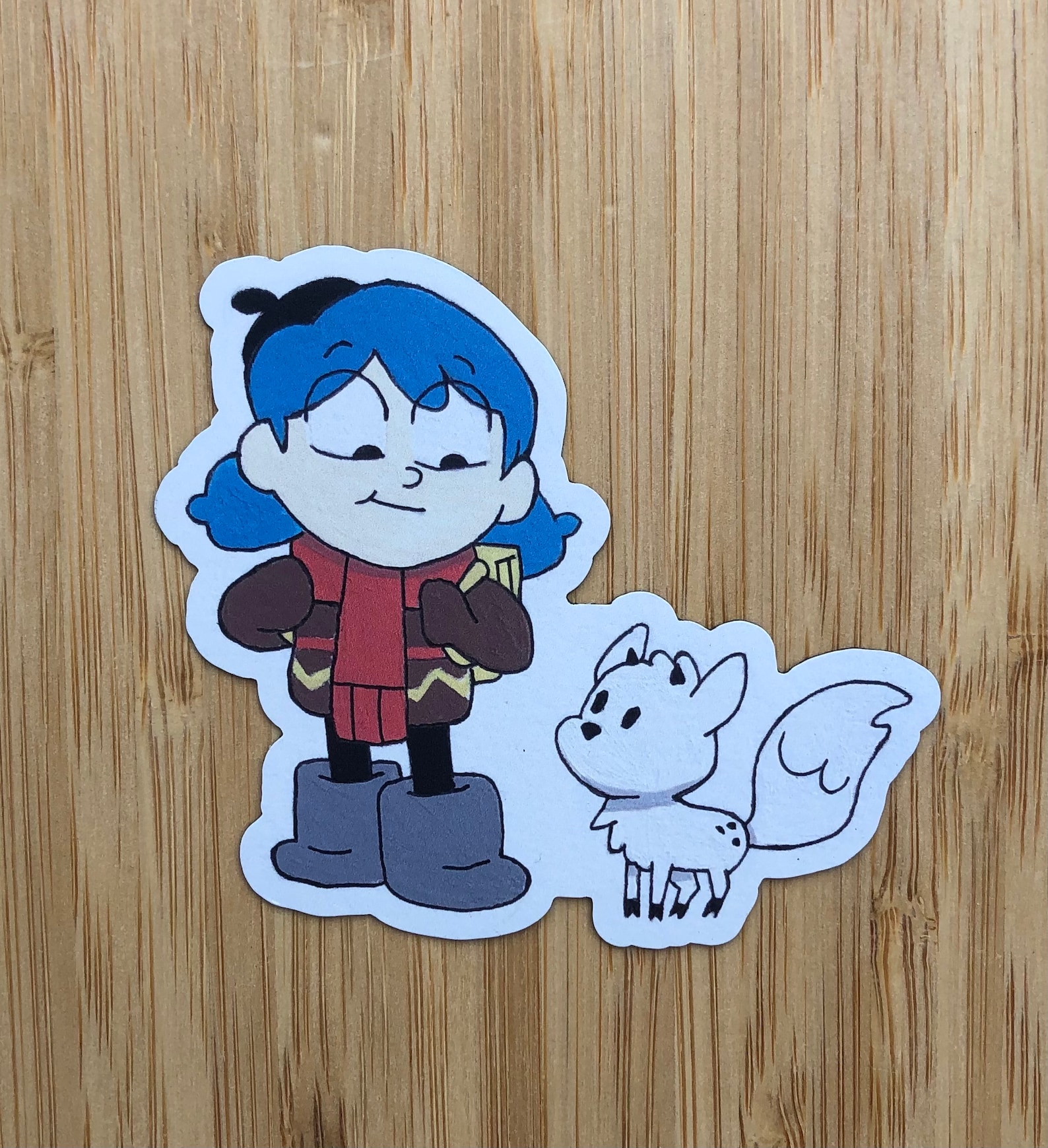 Baby Hilda and Twig Magnet | Etsy