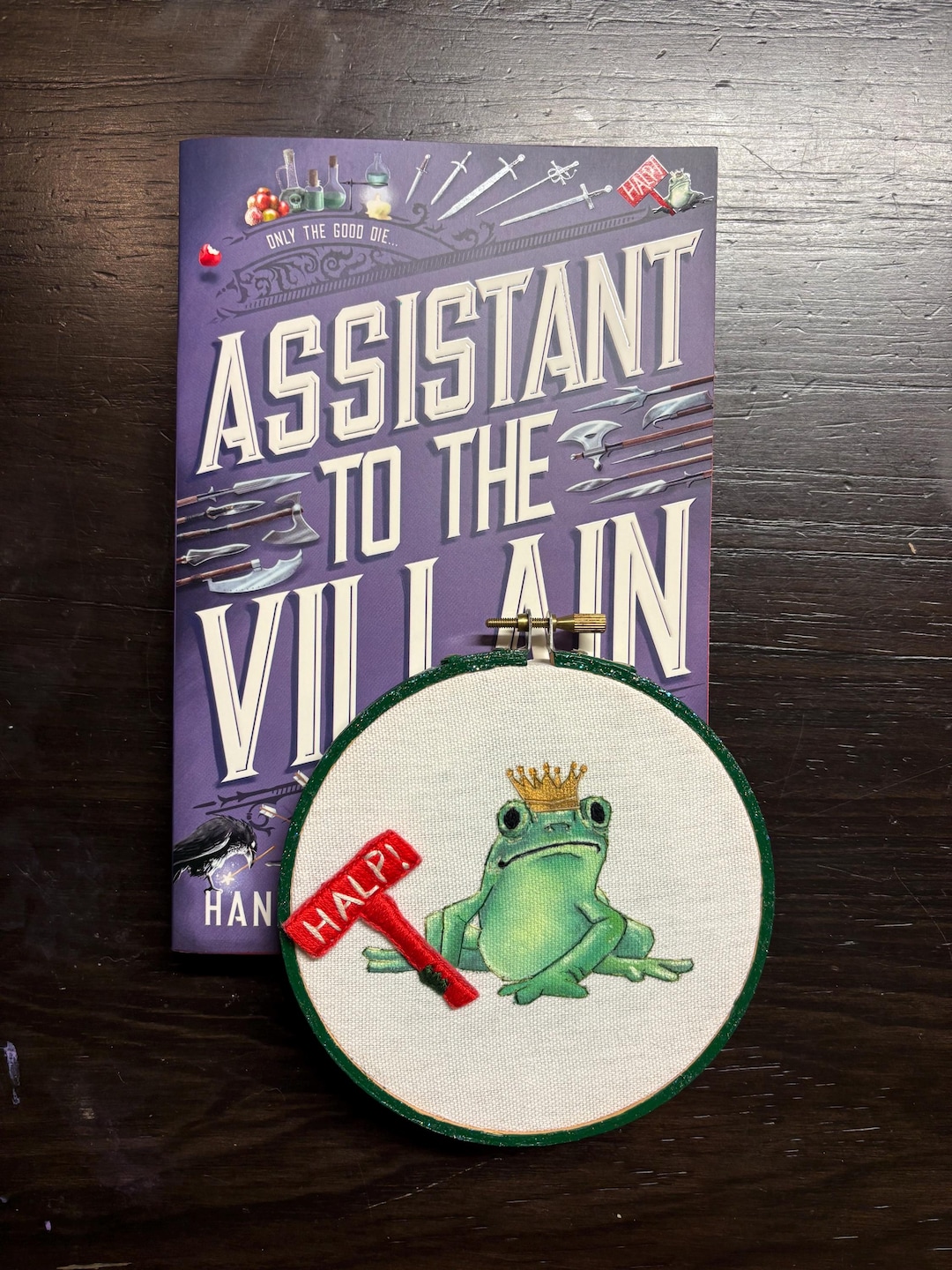 Kingsley: HALP - Assistant to the Villain Embroidery Hoop Art - Etsy