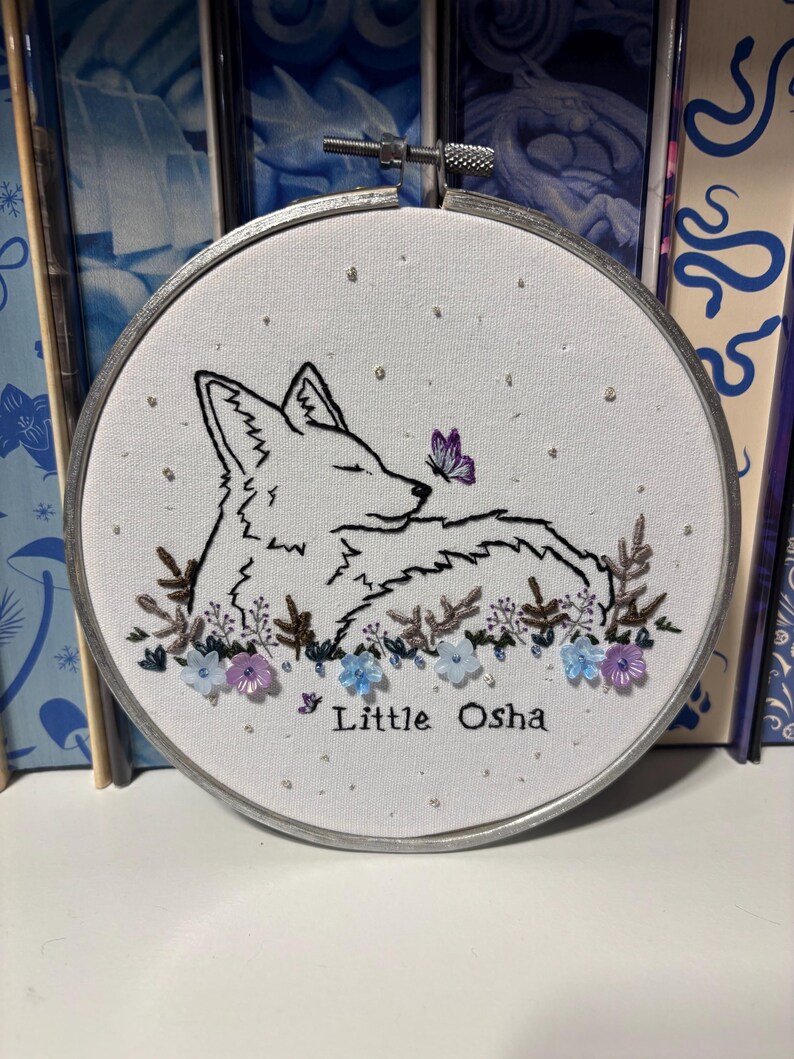 Quicksilver - Little Osha: Embroidery Art - Etsy