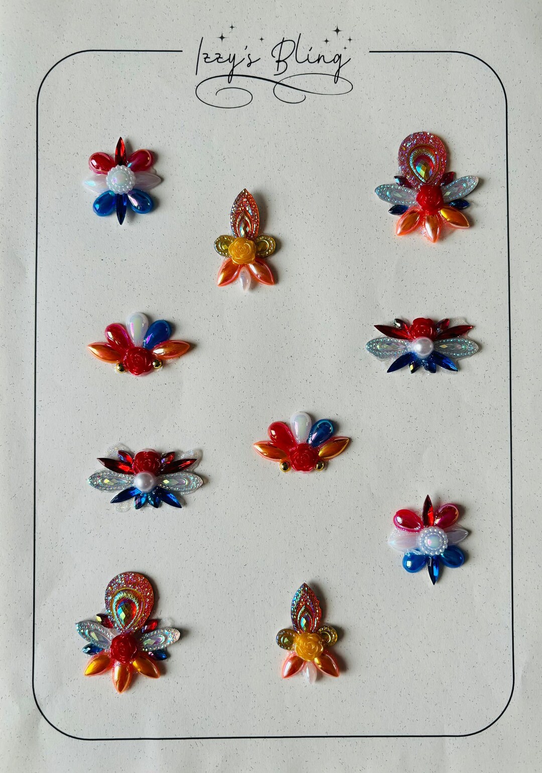 Face Bling European Championship Dutch Colors 10pc - Etsy