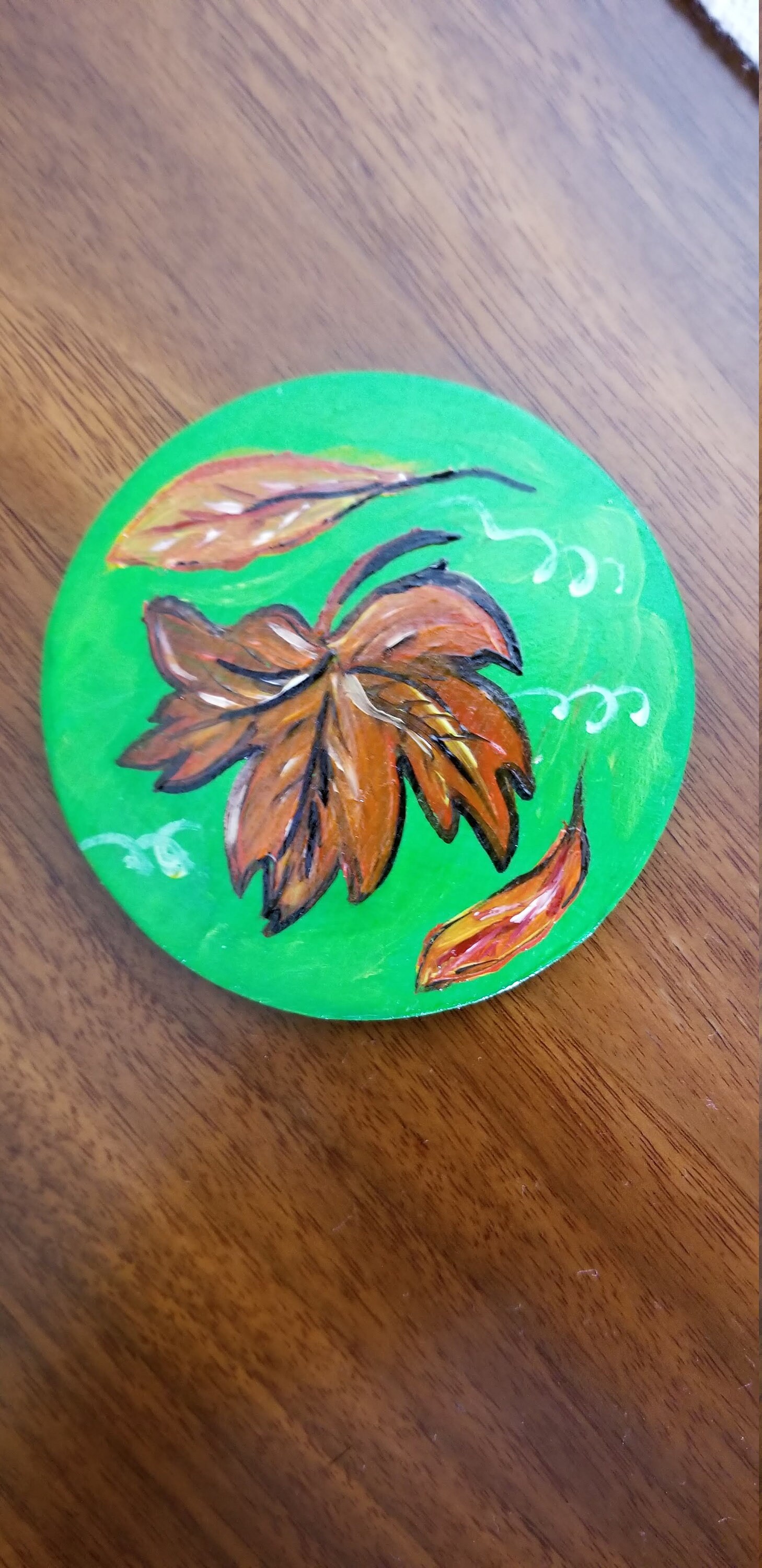 Fall Themed coasters Hand painted wood coasters Acrylic - Etsy.de