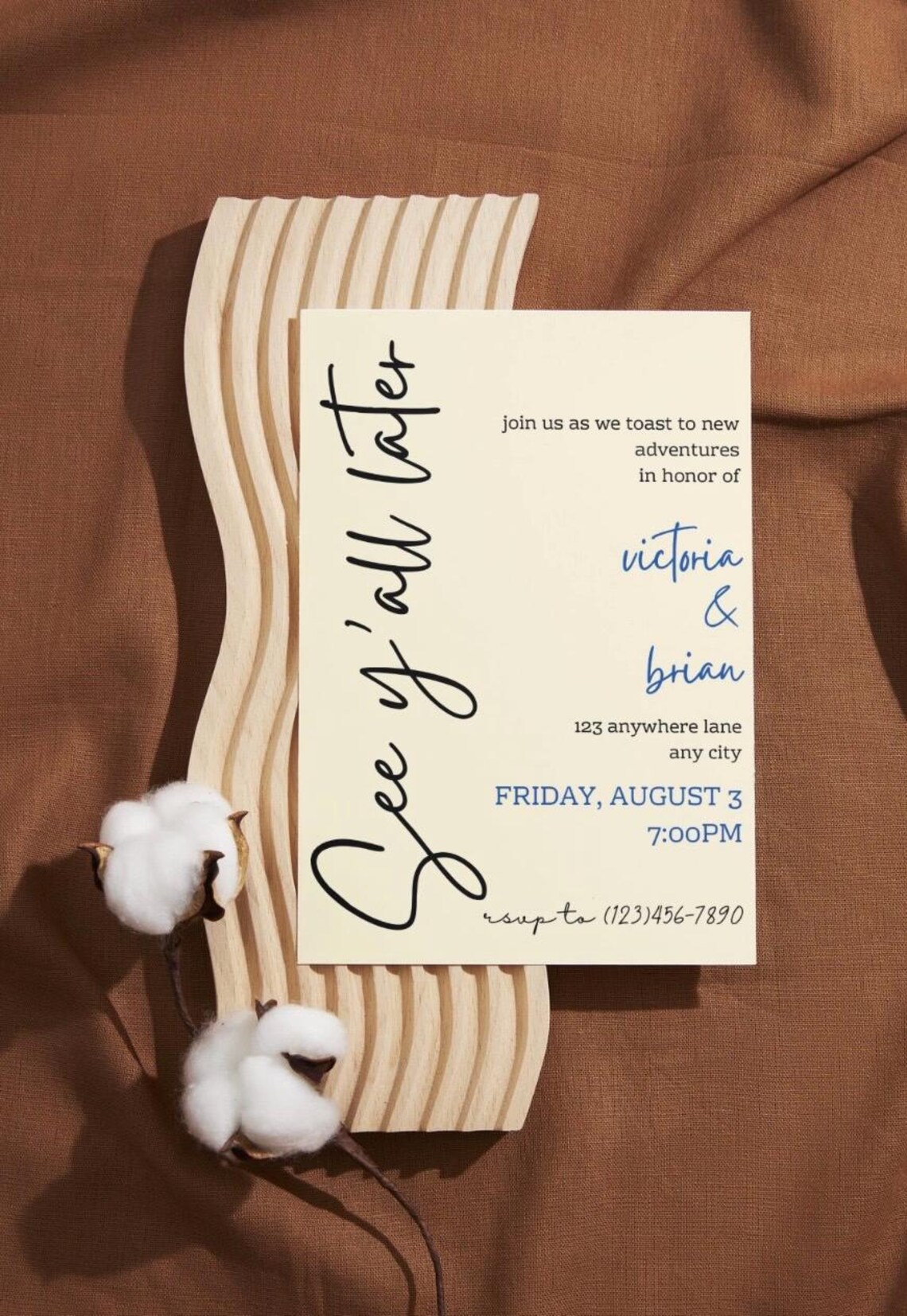 Goodbye Party Invitation - Template - Etsy