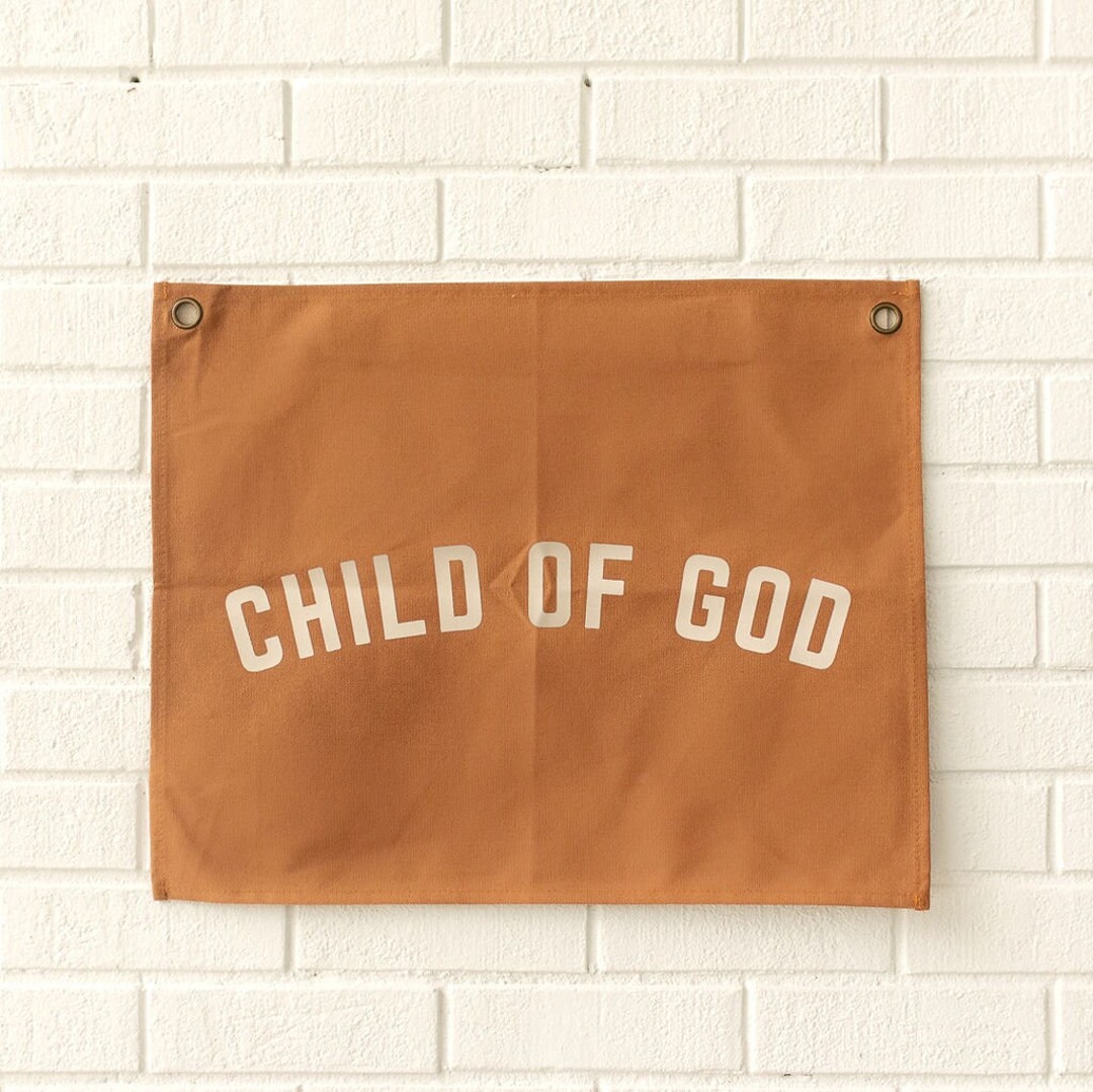Child of God , Canvas Banner , Girls Room Decor , Kids Wall Art ...