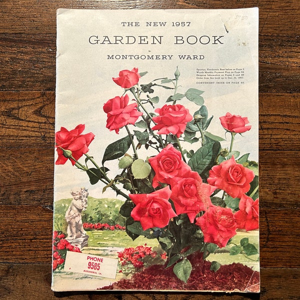 Vintage Garden Book - Etsy