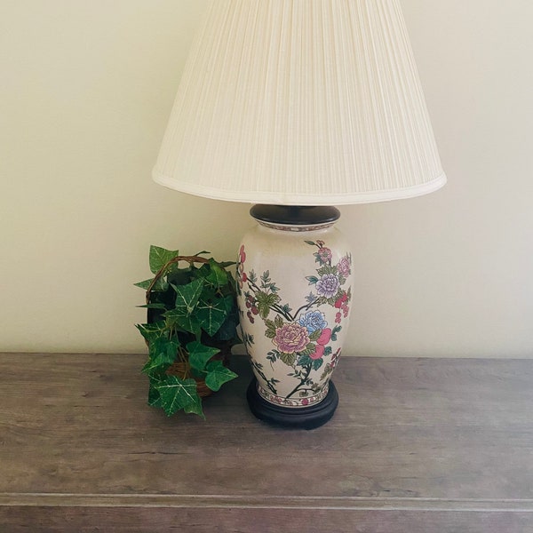 Floral Chinese Lamp - Etsy