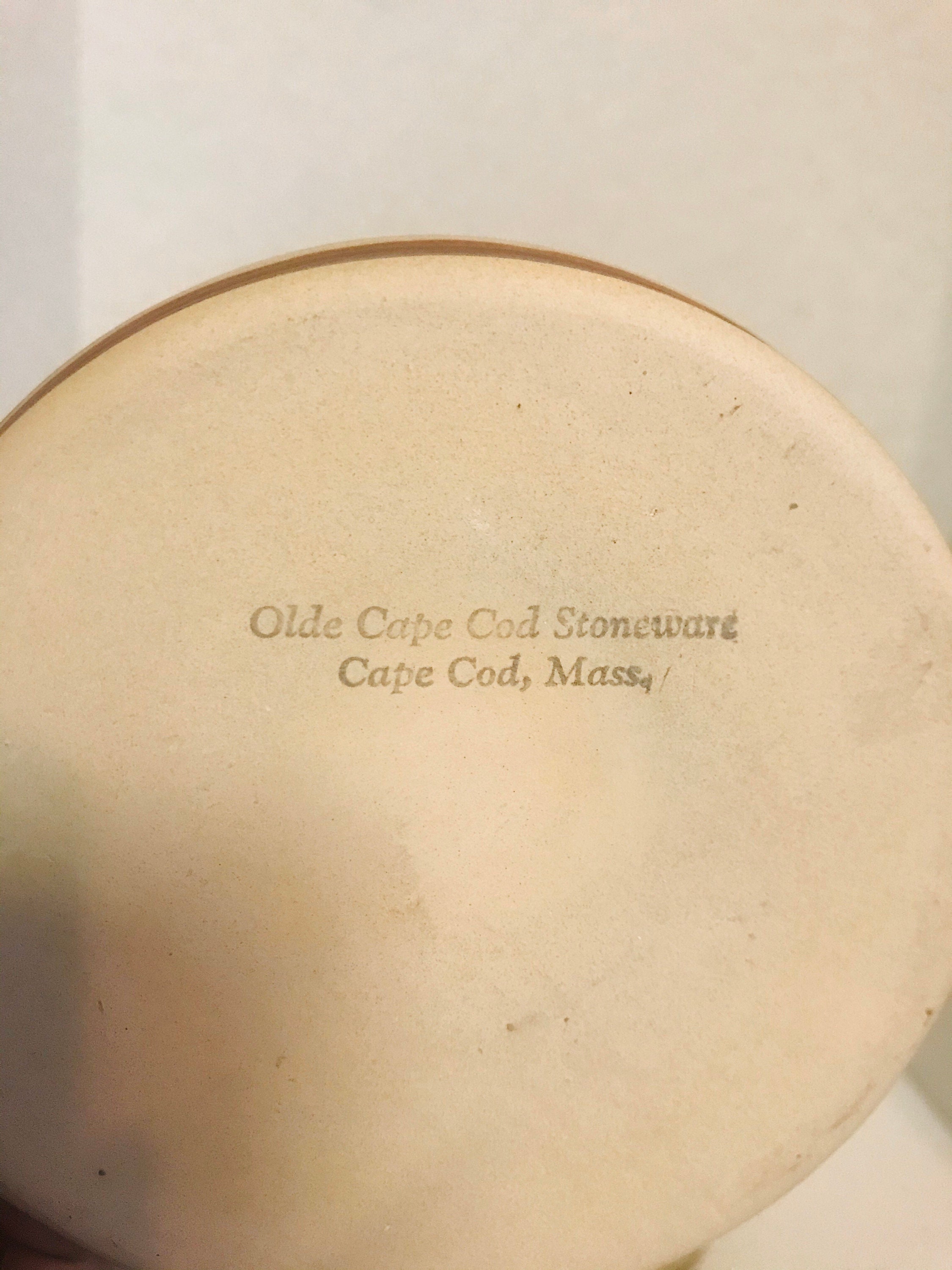 Vintage Olde Cape Cod Stoneware Soup Bowls/crocks Handpainted | Etsy