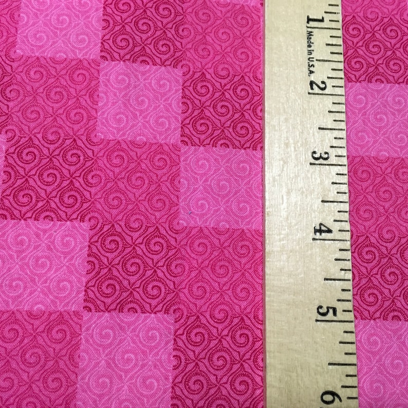 Pink Square Blender Fabric by the Yard 100% Cotton by the - Etsy