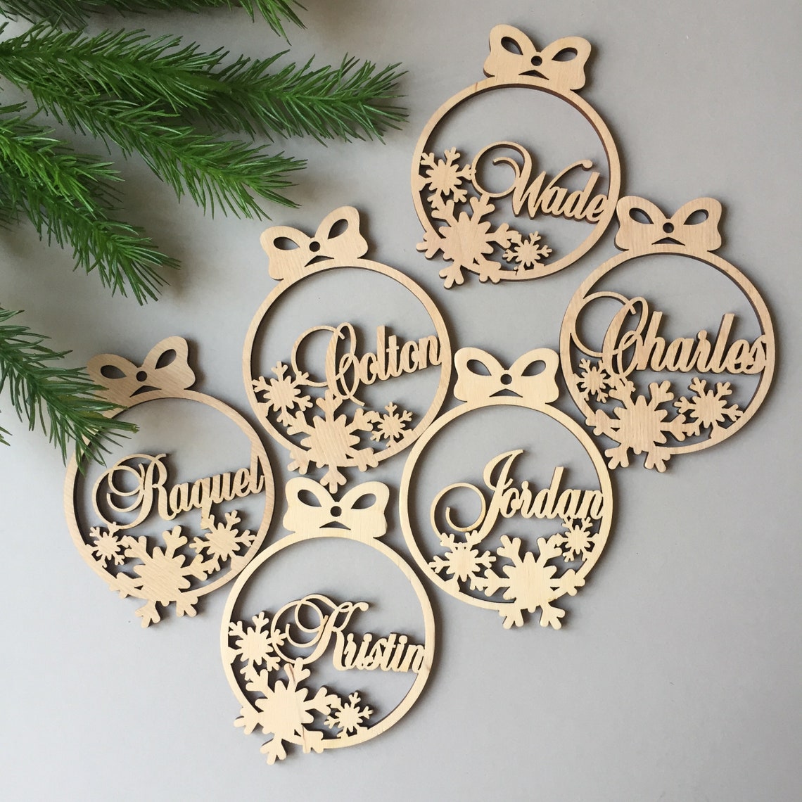 Personalized Christmas Tree Ornament - Etsy