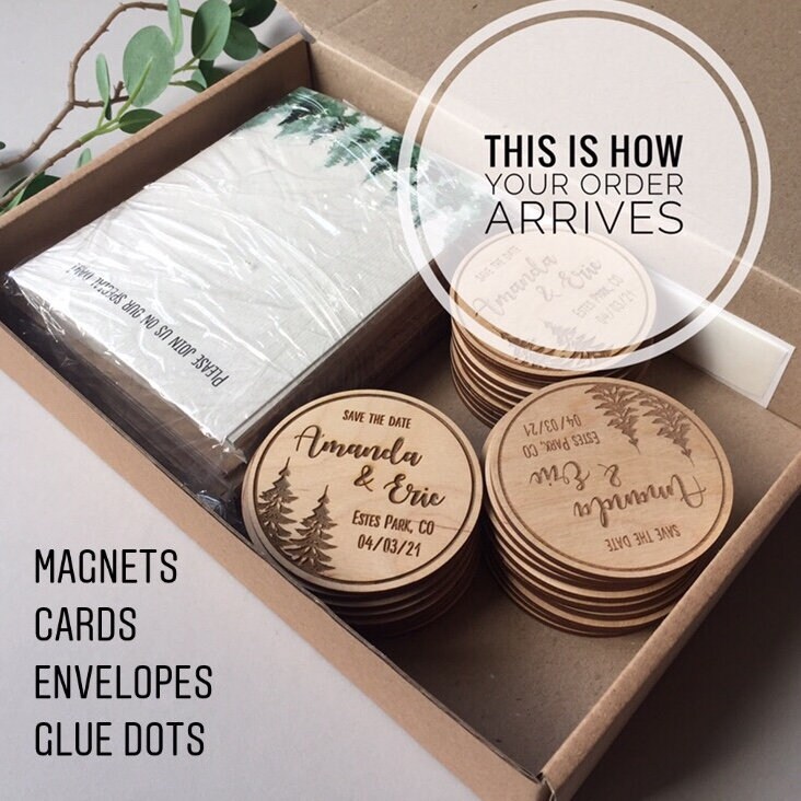 Personalized Save The Date Magnet Wedding Save The Date Save | Etsy