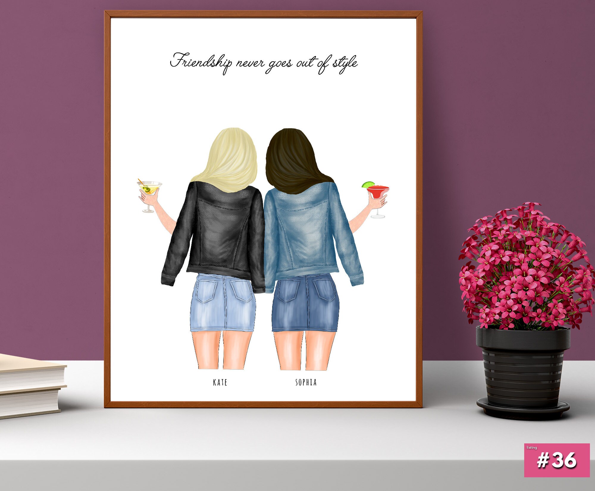Personalized Best Friend PrintBest Friend Moving Away | Etsy