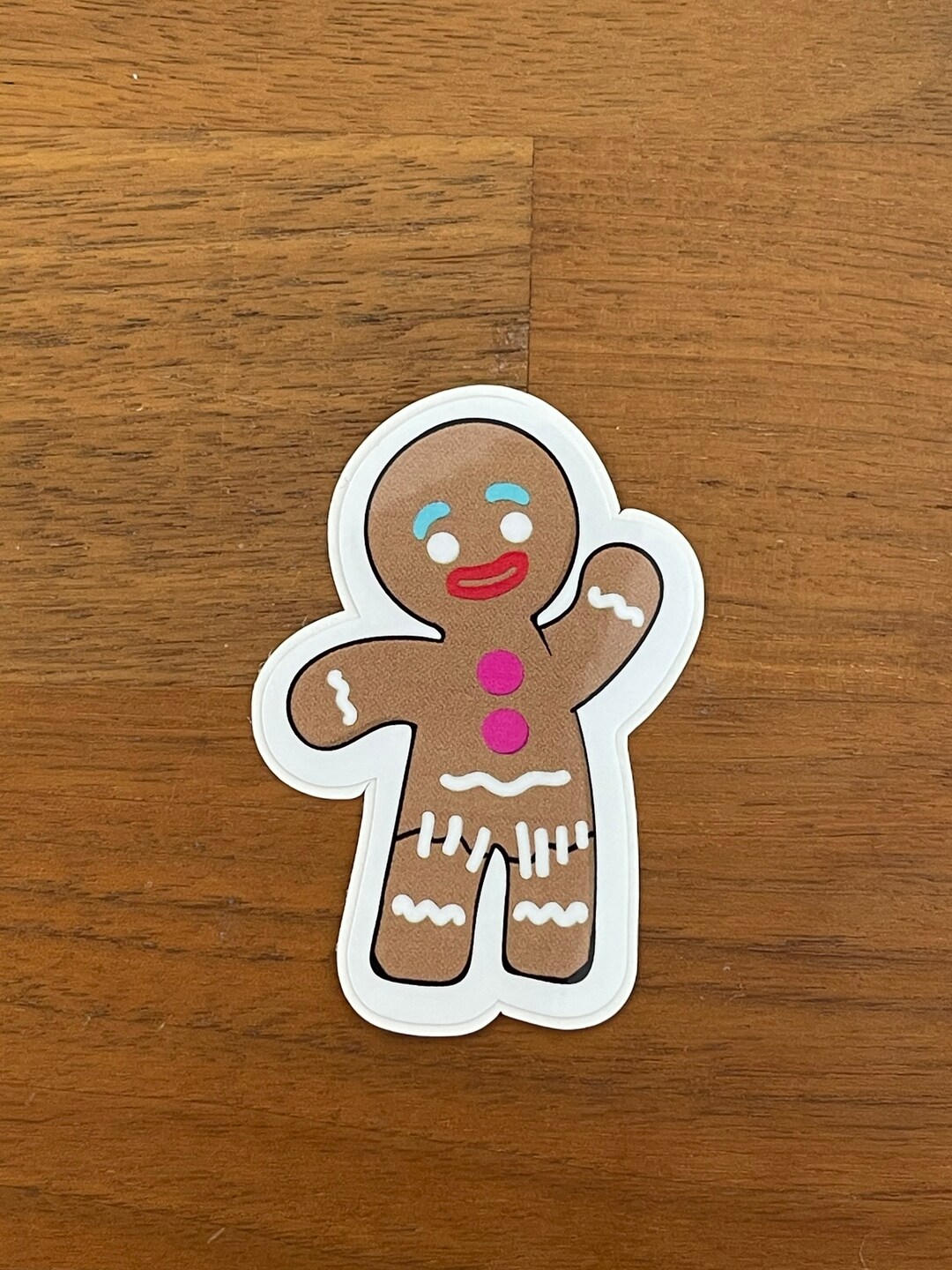 Gingy Gingerbread Man Vinyl Sticker 2.25 Inches - Etsy