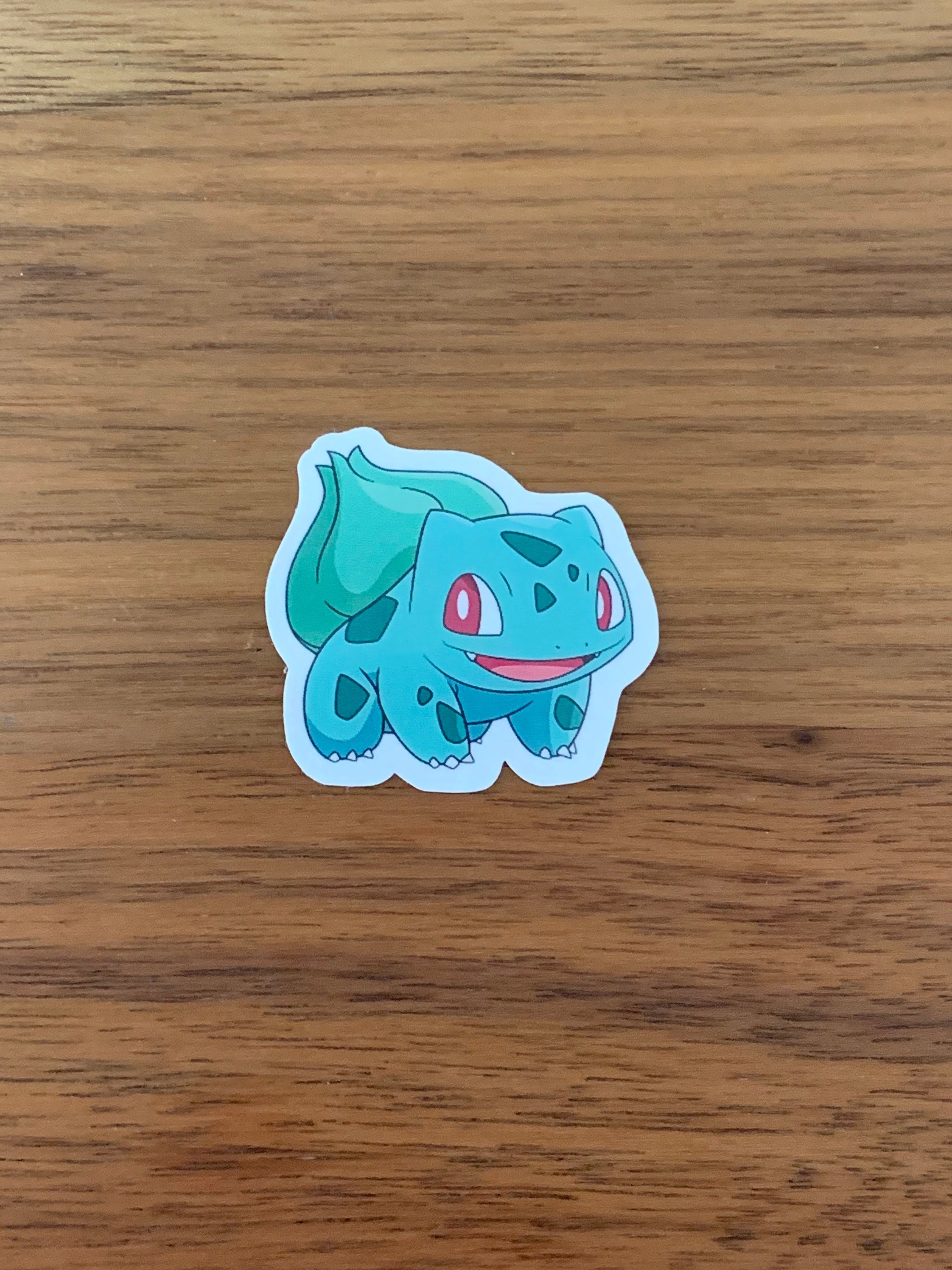 Pokémon Bulbasaur Tiny Vinyl Sticker 1 Inch for Flasks - Etsy Australia