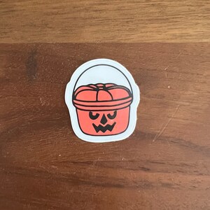 Tiny Halloween Buckets Sticker Pack - Etsy