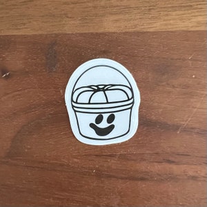 Tiny Halloween Buckets Sticker Pack - Etsy