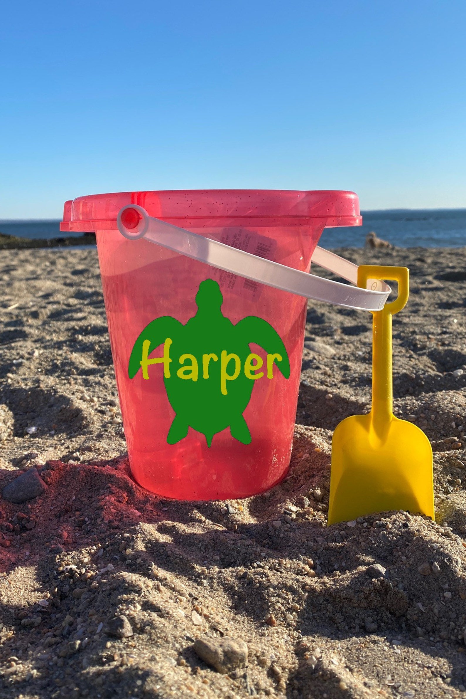 Kids Personalized Beach Pail & Shovel Toddlers Personalized | Etsy