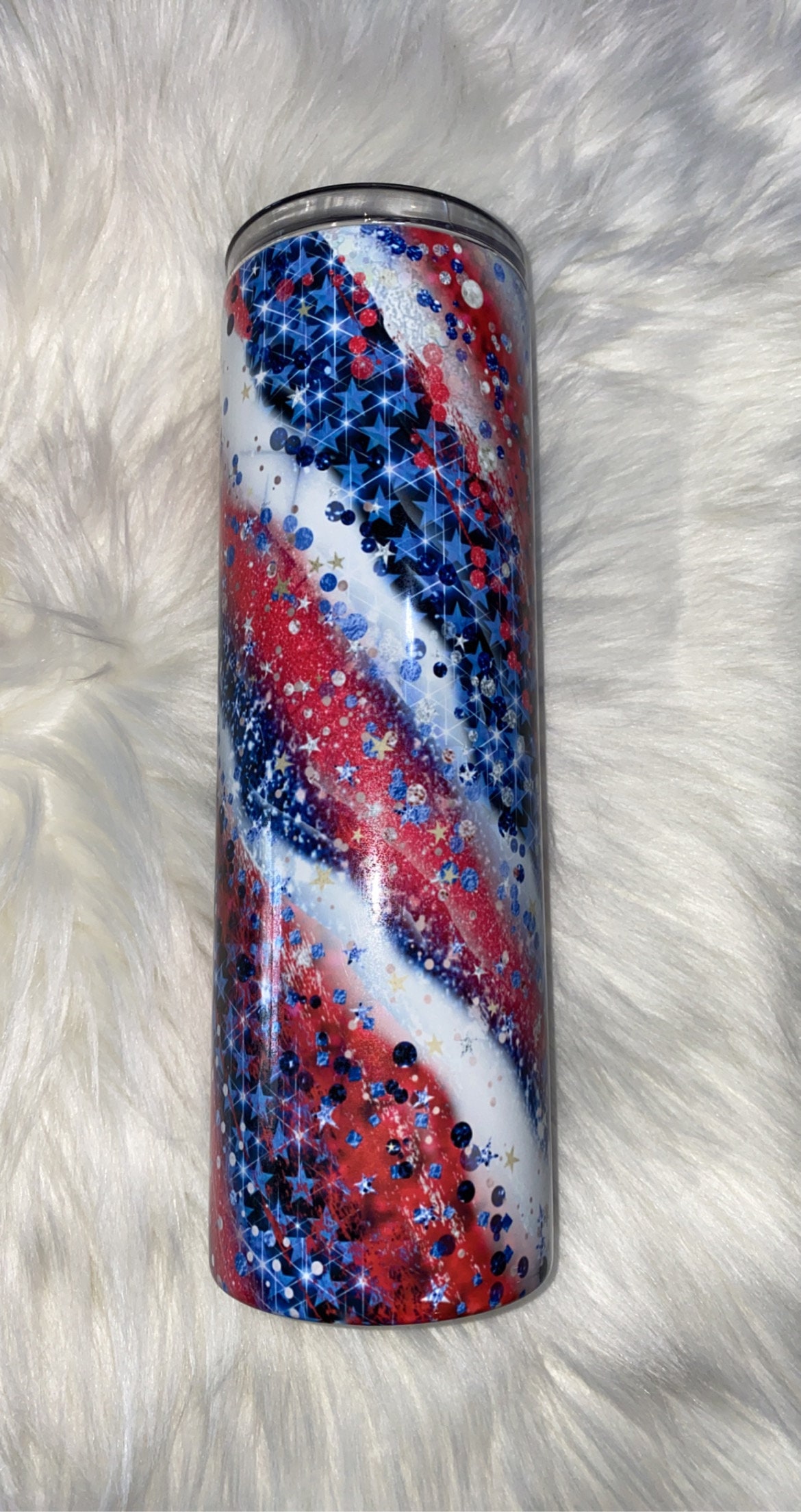 Red White & Blue Skinny Sublimation Tumbler - Etsy