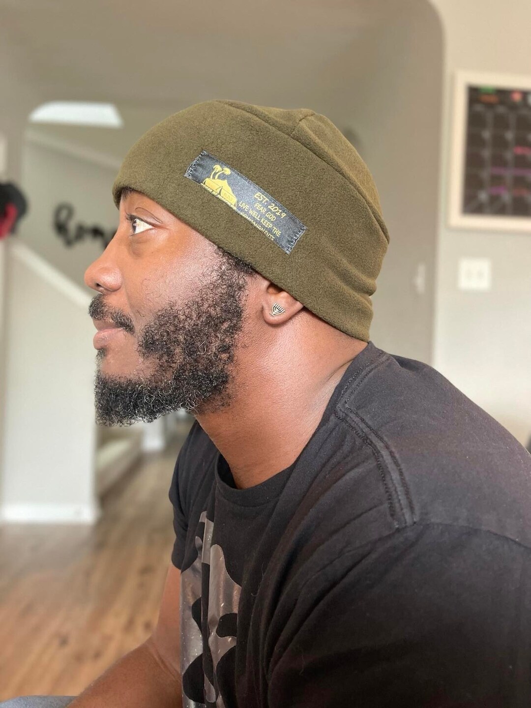 Hebrew Israelite HOJC Military Style Fleece Cap/beanie One Size Fits ...