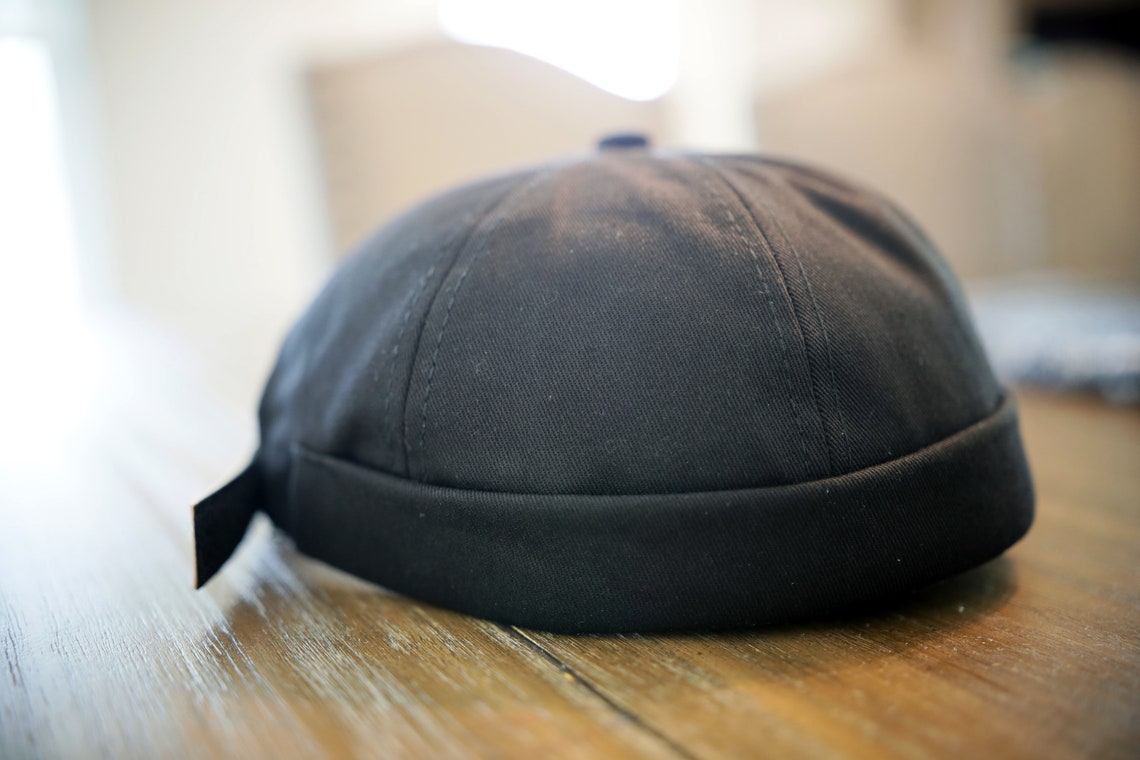 Hebrew Israelite HOJC Black Docker Cap/hat W/leather Adjustable Strap ...