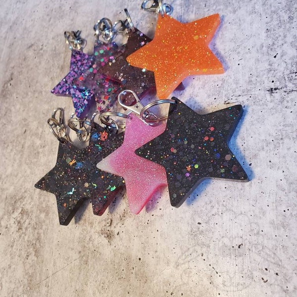 Star Keychain - Etsy