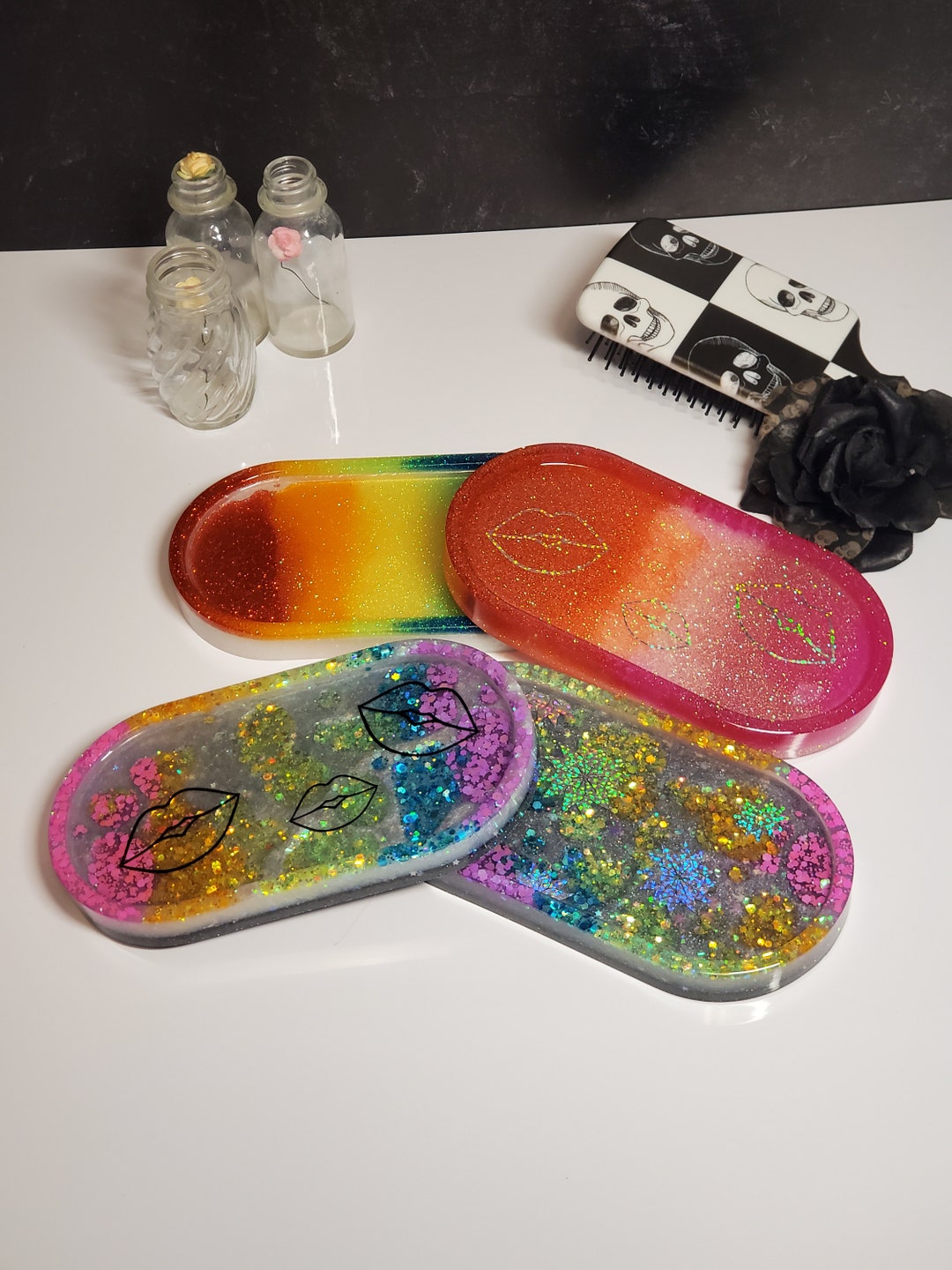 Pride Themed Resin Trinket Trays - Etsy