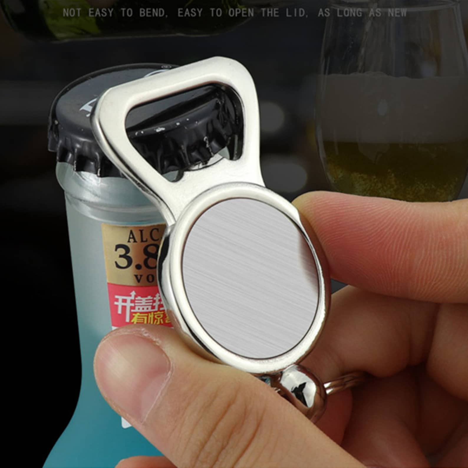 Blank Bottle Opener Key Chain Bezel Beer Opener Key Fob - Etsy