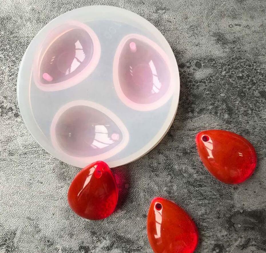 Cabochon Making Mold Hanging Hole Gem Silicone Mold - Etsy Hong Kong