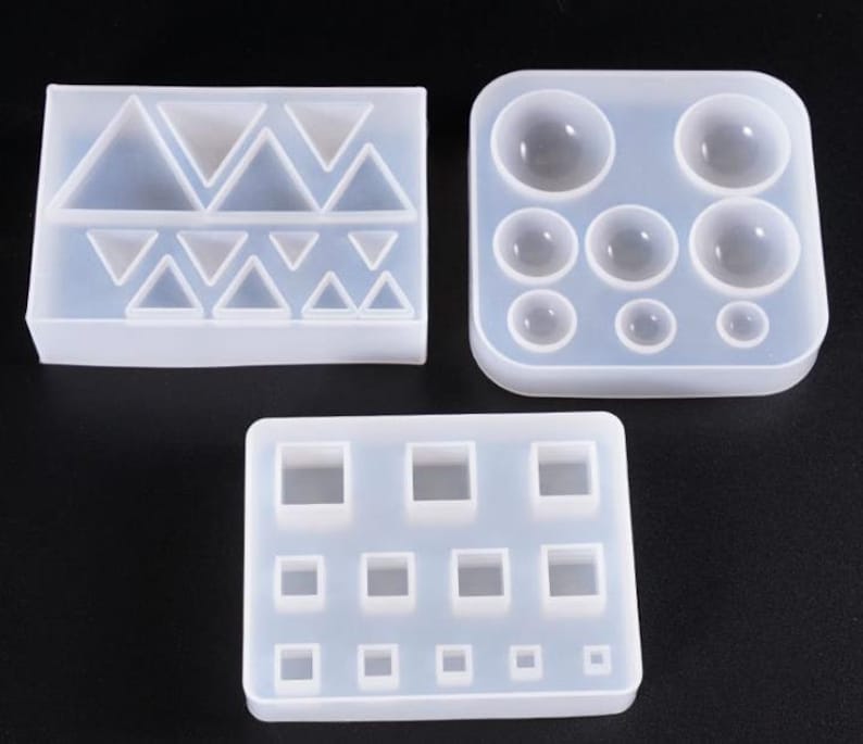 1 Piece Square/round/triangle Silicone Mold DIY Silicone Mold - Etsy