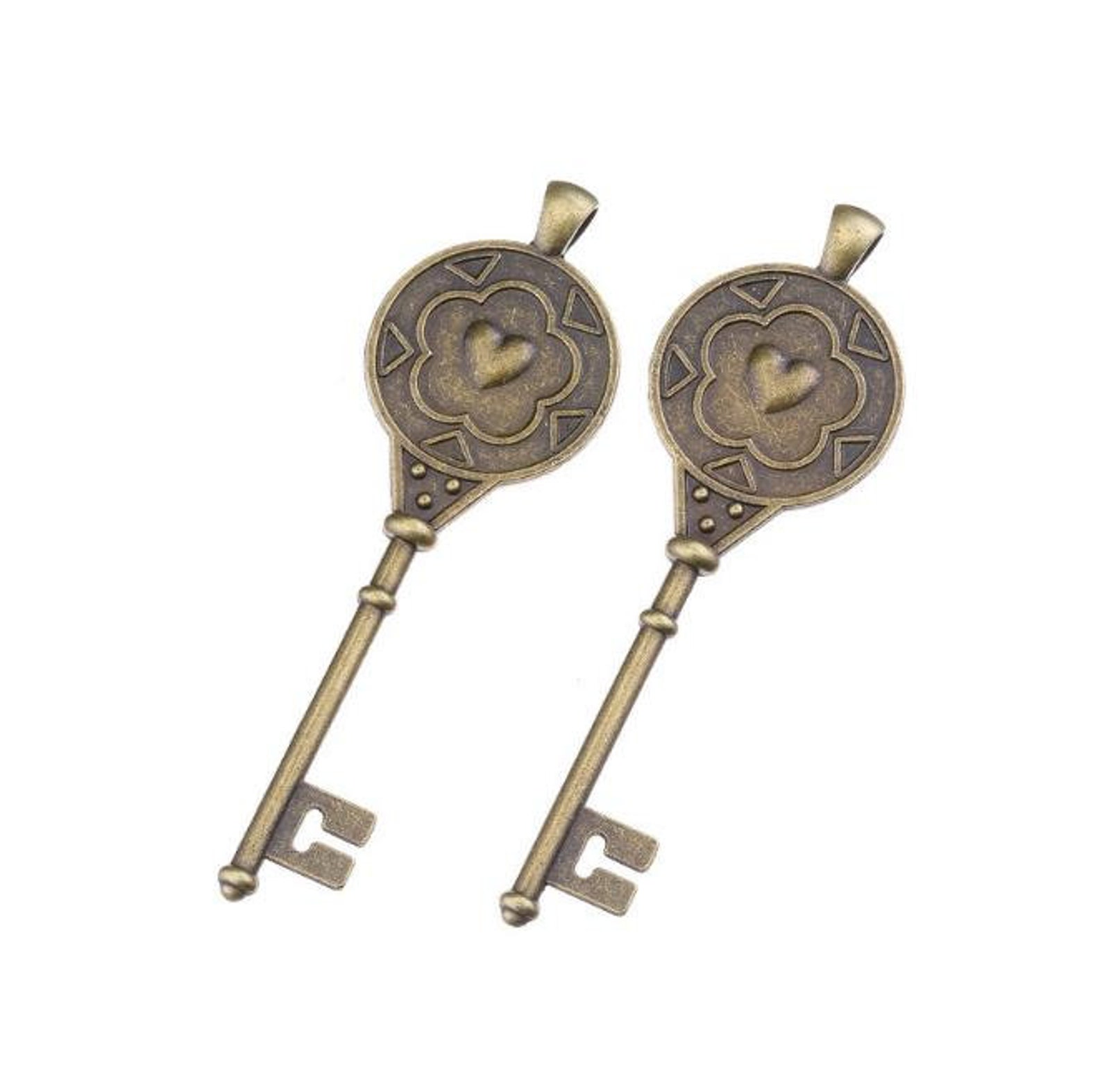 25mm Key Pendant Blanks-1'' Round Cabochon Trays-key - Etsy