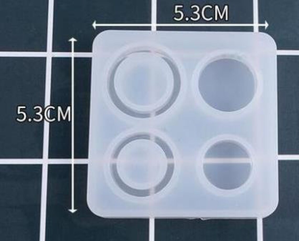 Silicon Resin Mold - Pendant Resin Silicone Mould-epoxy Resin Craft ...