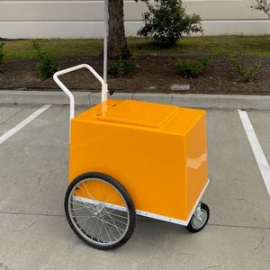 LEMONADE YELLOW CART Paleta Mobile Cart Push Cart Street Vendor Paleta ...