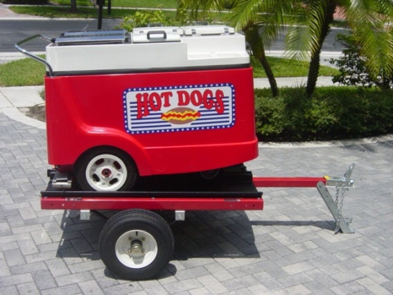 TRAILER for PUSH CART. Trailers Push Carts Catering Fairs - Etsy