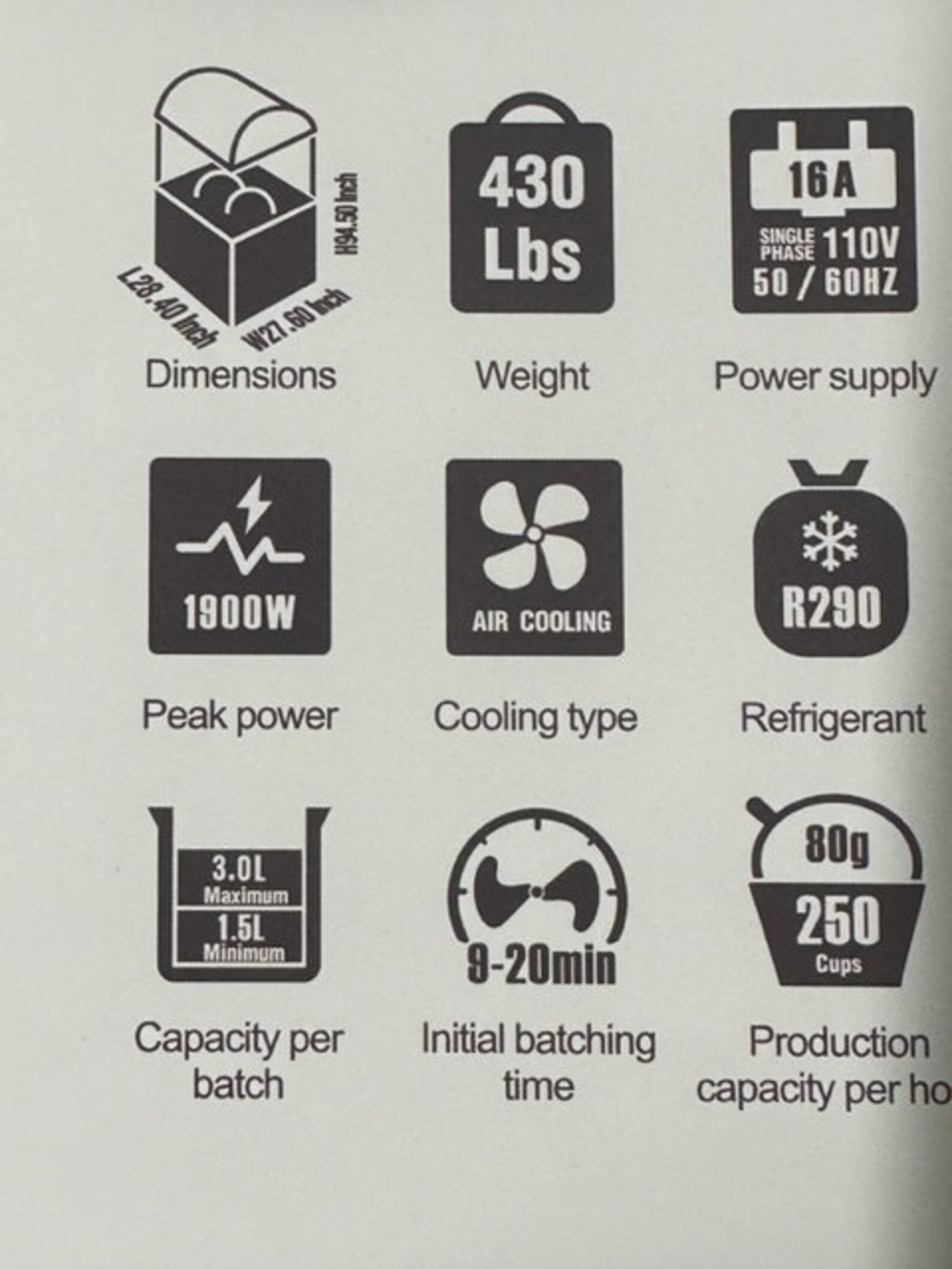 GELATO MAKER CART Mobile Gelato Stand Mobile Fresh Gelato Stand Churn ...