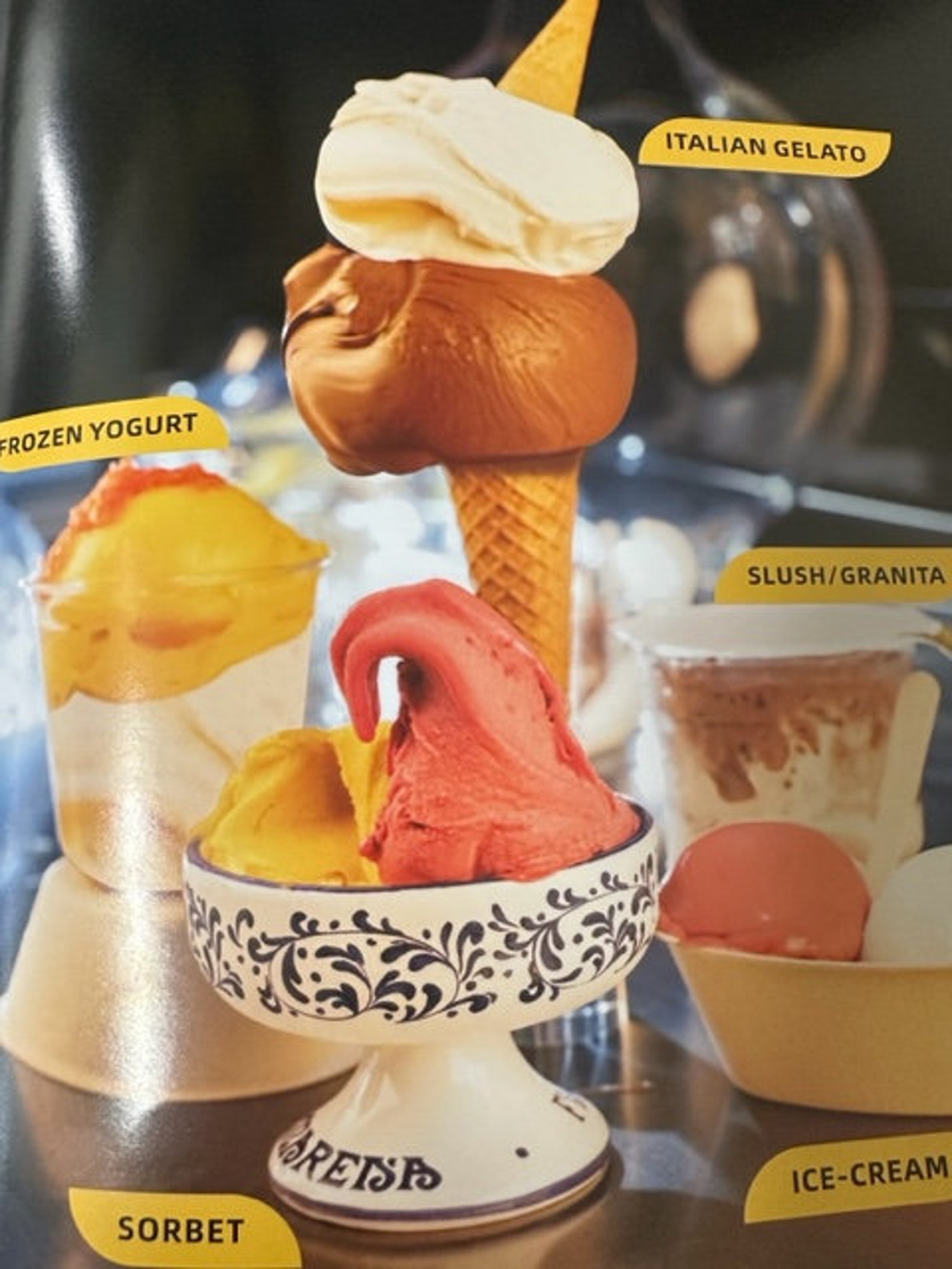 GELATO MAKER CART Mobile Gelato Stand Mobile Fresh Gelato Stand Churn ...