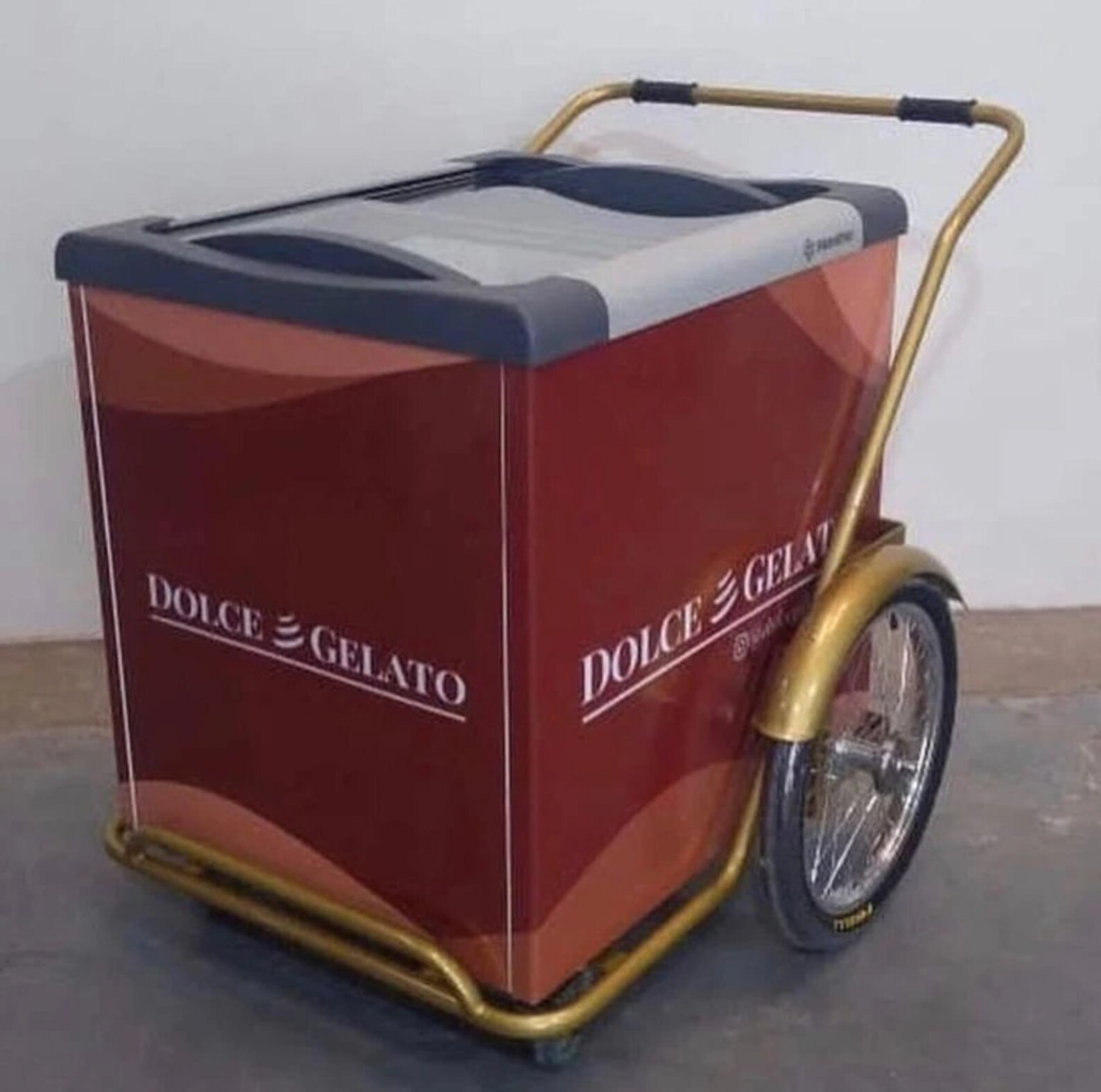 ICE CREAM FREEZER Cart Electric Freezer Cart Pool Cart Frozen Treats ...