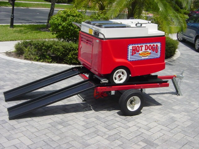 TRAILER for PUSH CART. Trailers Push Carts Catering Fairs - Etsy