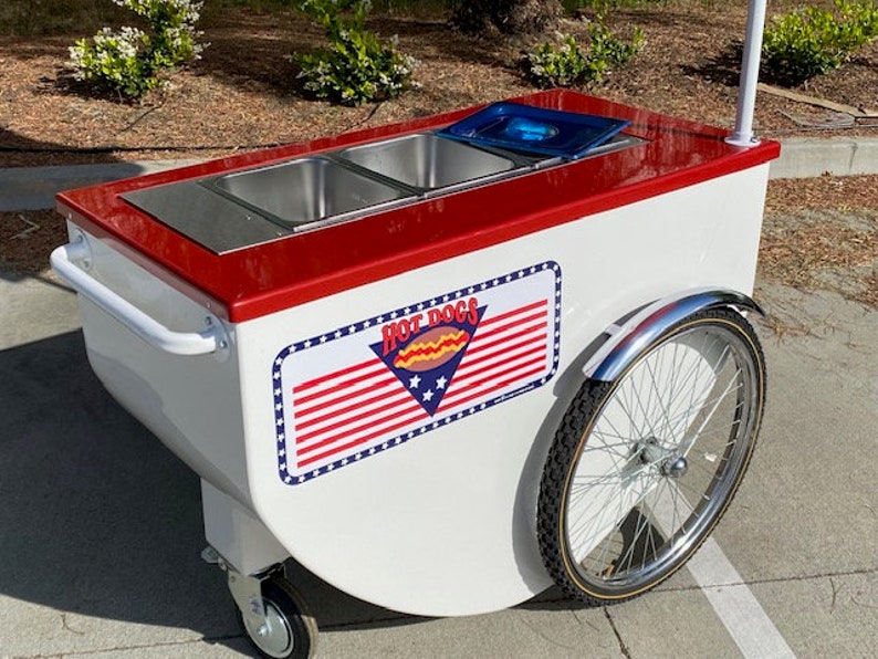 HOT DOG CART Updated Trendy Hot Dog Mobile Cart Electric Hot Dog Cart ...