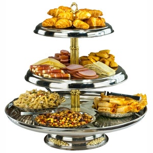 Three-tier Buffet Stand, Display Stand, Trays, Decor Trays, Buffet ...