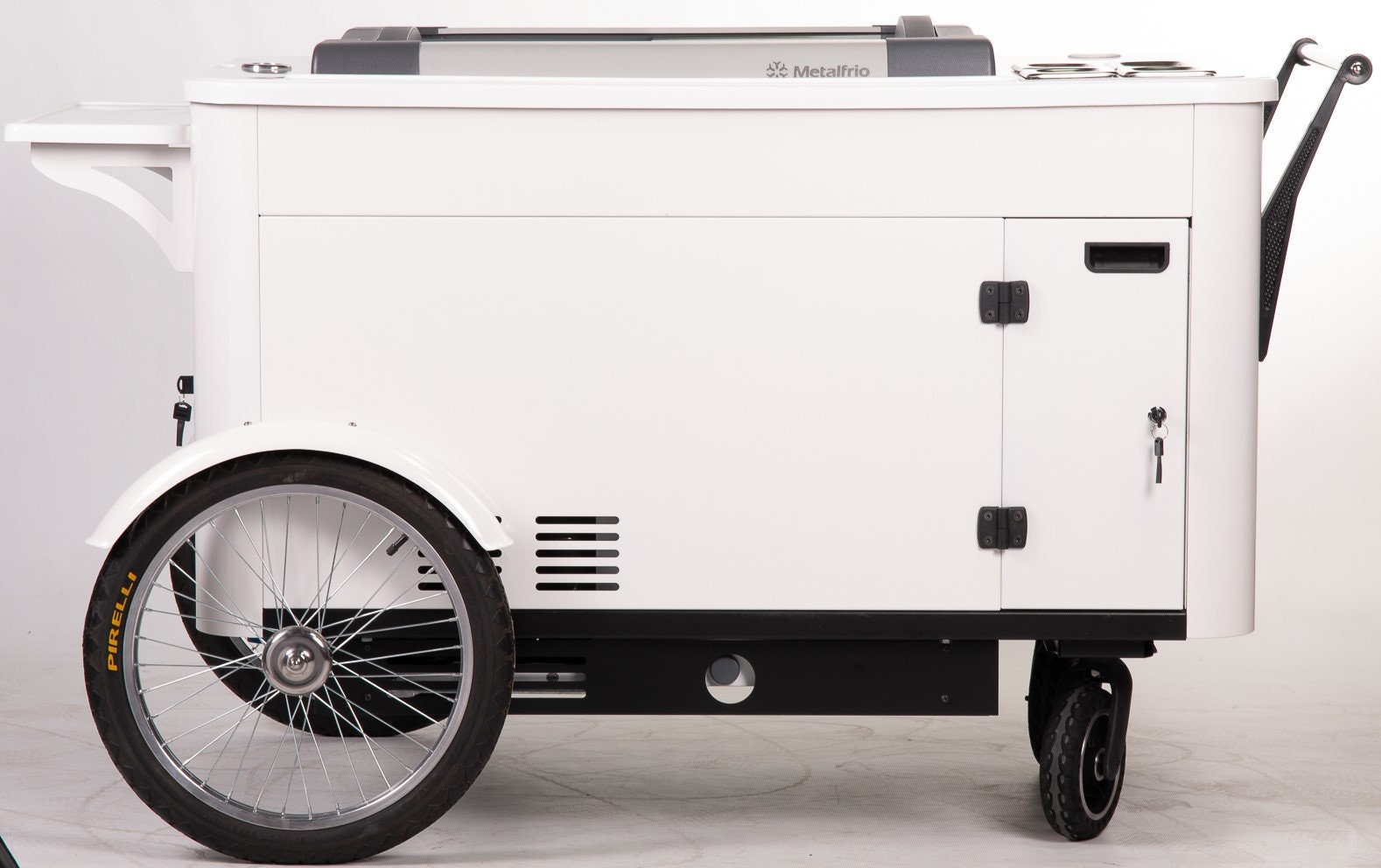 GELATO FREEZER CART Ice Cream Freezer Push Cart Electric Mobile Cart ...